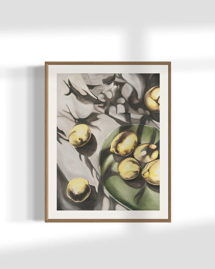 'Lemon Shadow' Art Print – KALM living